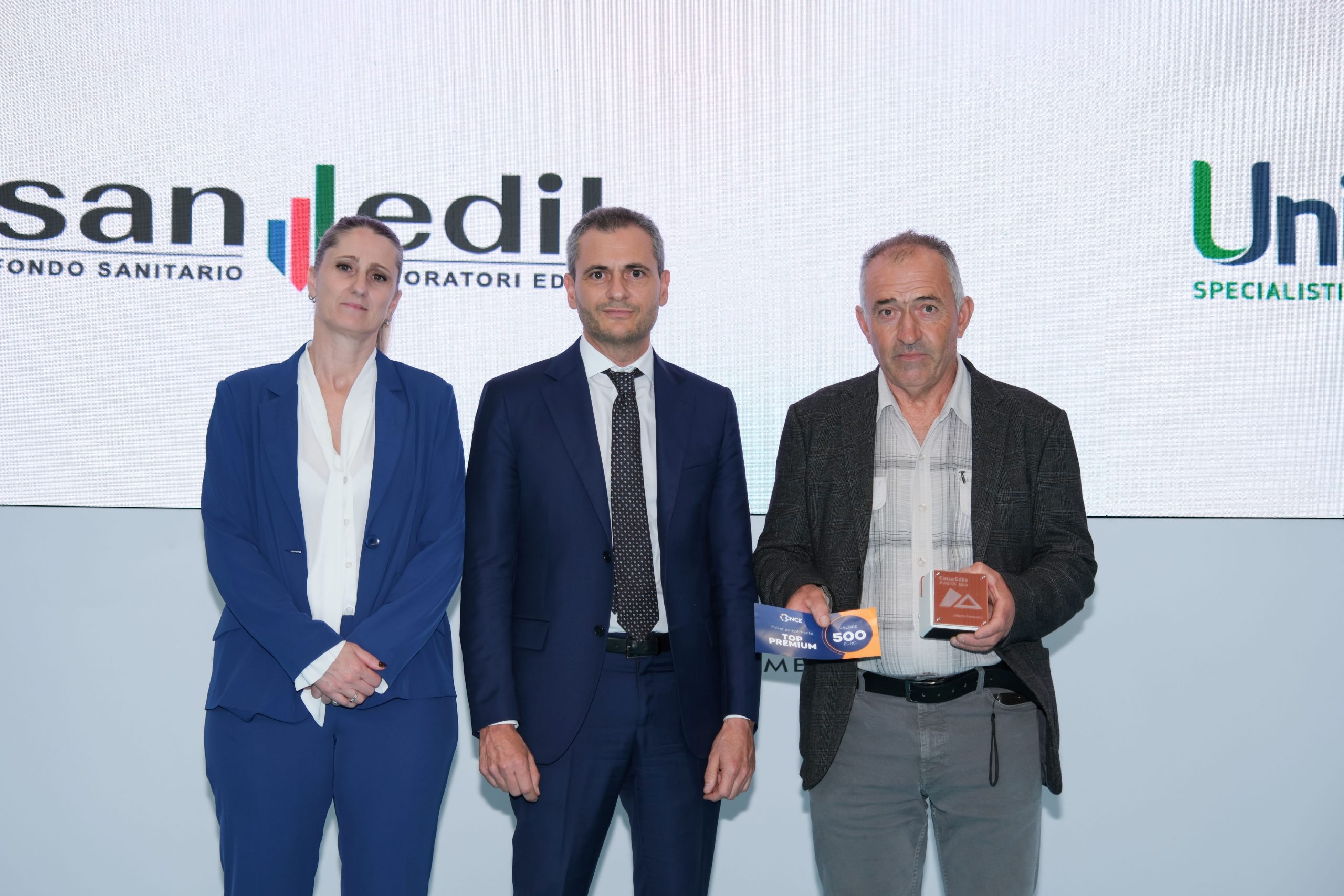 Cassa Edile Awards 2024: assegnato il premio "Storie di Salute" - Sanedil
